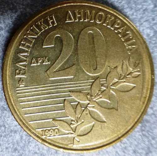 #m1621# 20 Drachmen 1990 Ahmokpatia Münze Griechenland | eBay.de
