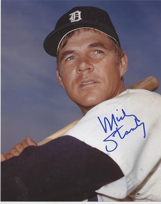 MICKEY STANLEY 1968 DETROIT TIGERS SIGNED 8x10 PHOTO w/ COA | eBay