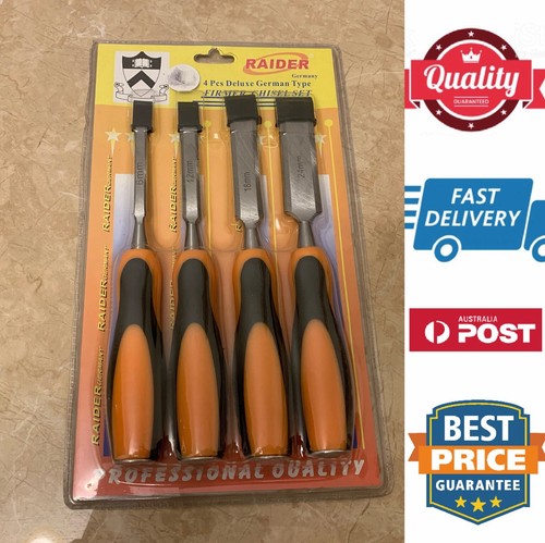 Quality Heavy Duty 4Pcs Wood Chisel Set Woodworking Carving 6/12/18 ...