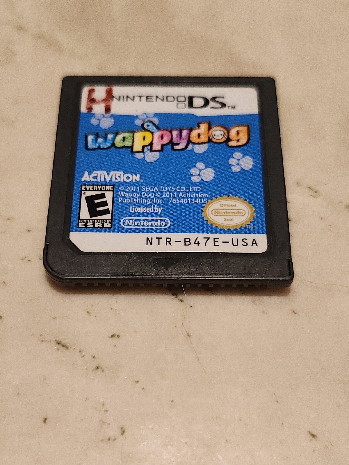 *WAPPY DOG NINTENDO DS GAME 3DS 2DS LITE DSI XL cartridge only ...