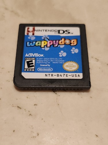*WAPPY DOG NINTENDO DS GAME 3DS 2DS LITE DSI XL cartridge only ...