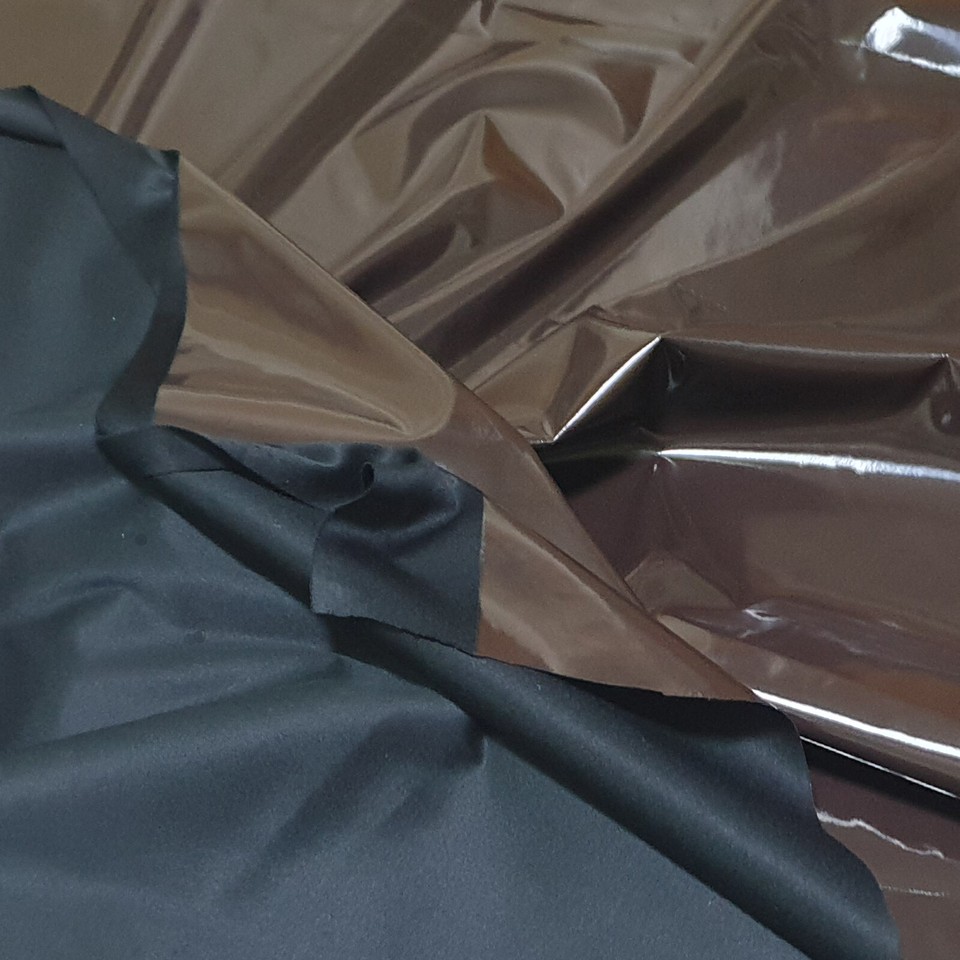 SHINY HIGH GLOSS PVC STRETCH RUBBER VINYL PLEATHER GOTH FETISH CLOTH ...