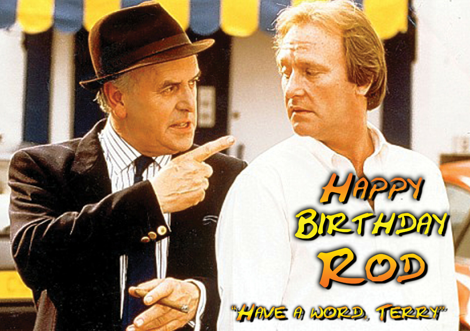 Minder - Arthur Daily - George Cole PERSONALISED Birthday Greeting TV ...