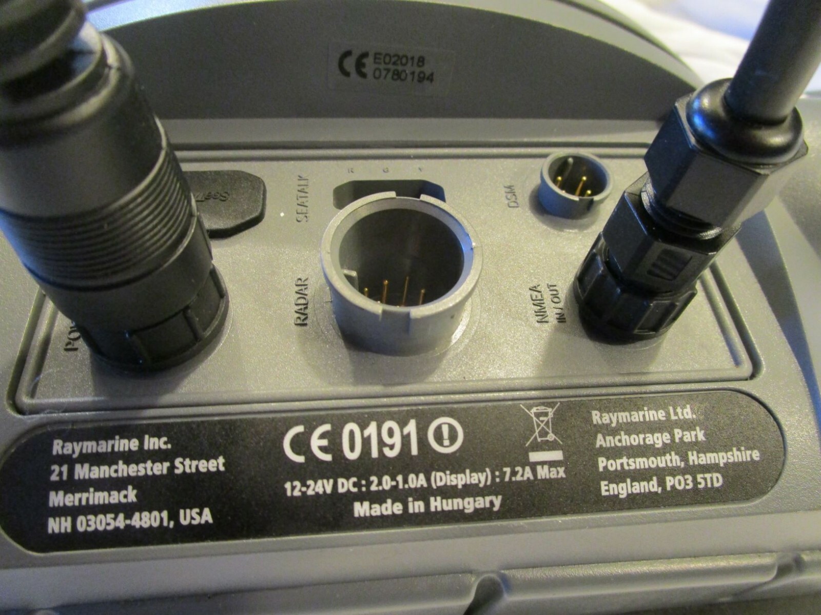 R08004 Raymarine C70 C80 C120 A60 NMEA 0183 Cable INPUT OUTPUT 1.5M ...