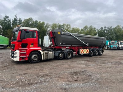 MAN/ ERF TGS 24.460 6X2 WITH 2014 TIPPING TRAILER ...MORE AVAILABLE ...