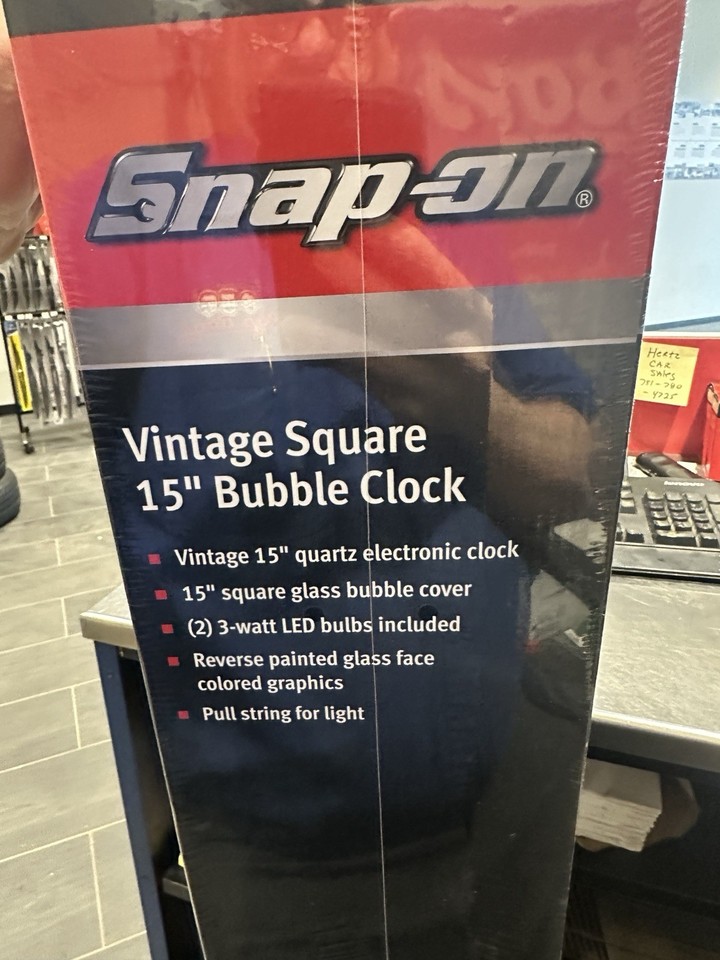 "SNAP ON" Tools LIGHTED CLOCK / PAM STYLE/ RARE/ READ DESCRIPTION ‼️ | eBay