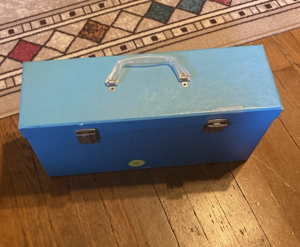 Vintage Record Storage Case Double Wide 45 RPM 7 Inch Records | eBay