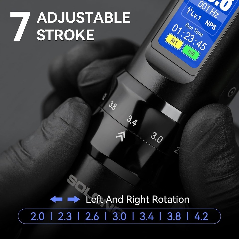 Wireless Tattoo Gun Kit-Solong Complete Tattoo Machine Kit with ...