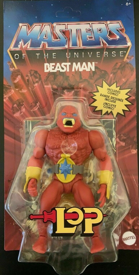 Beast Man Lop Lord Of Power Masters of The Universe Origins Motu Mattel ...