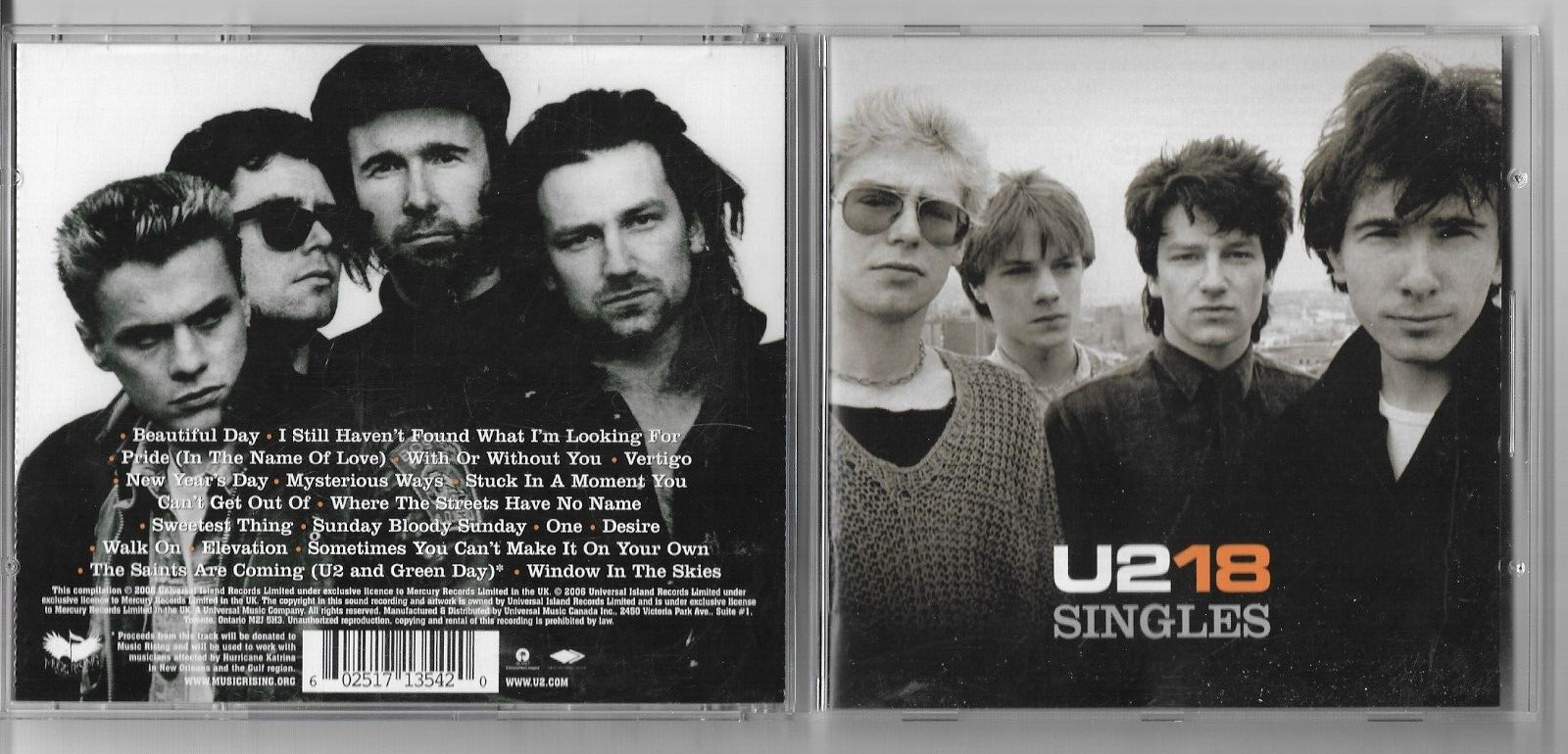 U2 U218 18 SINGLES CD ALBUM (THE BEST OF / GREATEST HITS) | eBay