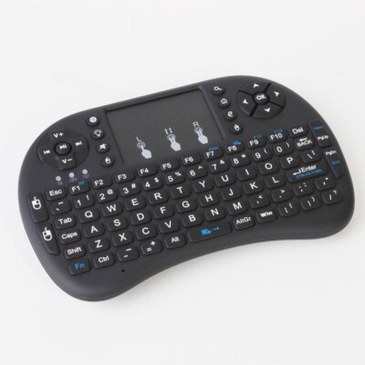 Wireless Mini Keyboard Mouse Touchpad Combo Black | eBay