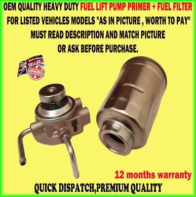 FOR MAZDA BT-50 FORD RANGER 06-12 WLAA 2.5 DIESEL FUEL FILTER LIFT ...