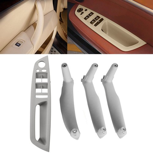 4x For BMW X5 E70 X6 E71 E72 Gray RHD Inner Interior Door Pull Handle ...