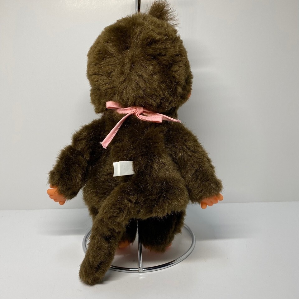 Monchhichi Hand Puppet girl M size plush monkey doll Thumb Sucker 27cm ...