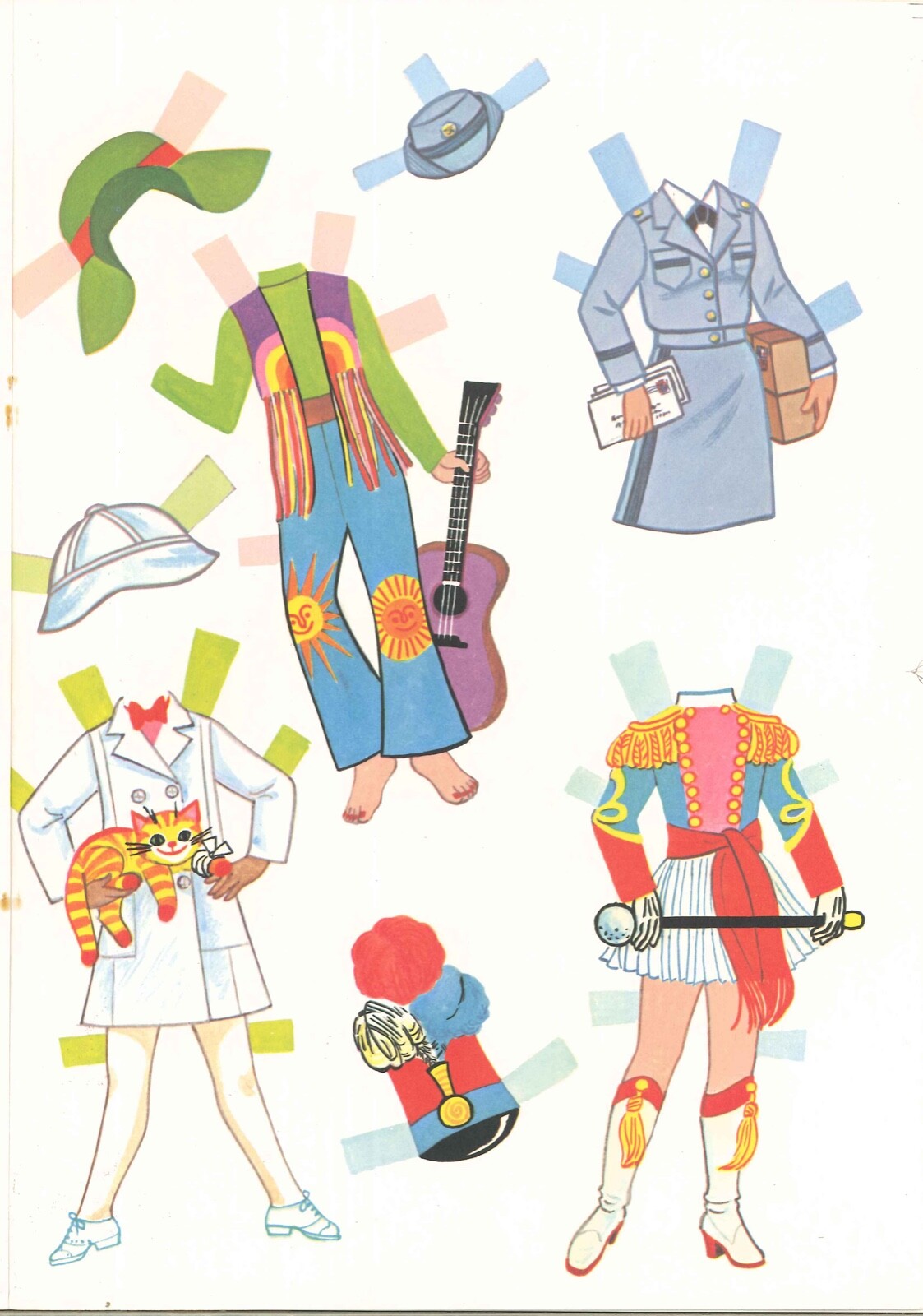 VINTAGE 1976 MS. DOLLS Paper Doll UNCUT LASER REPRODUCTON NO1 BEST ...