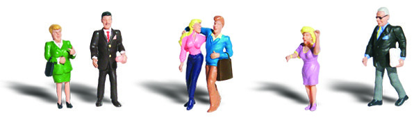 Woodland Scenics HO Scale Scenic Accents Figures/People Set People ...