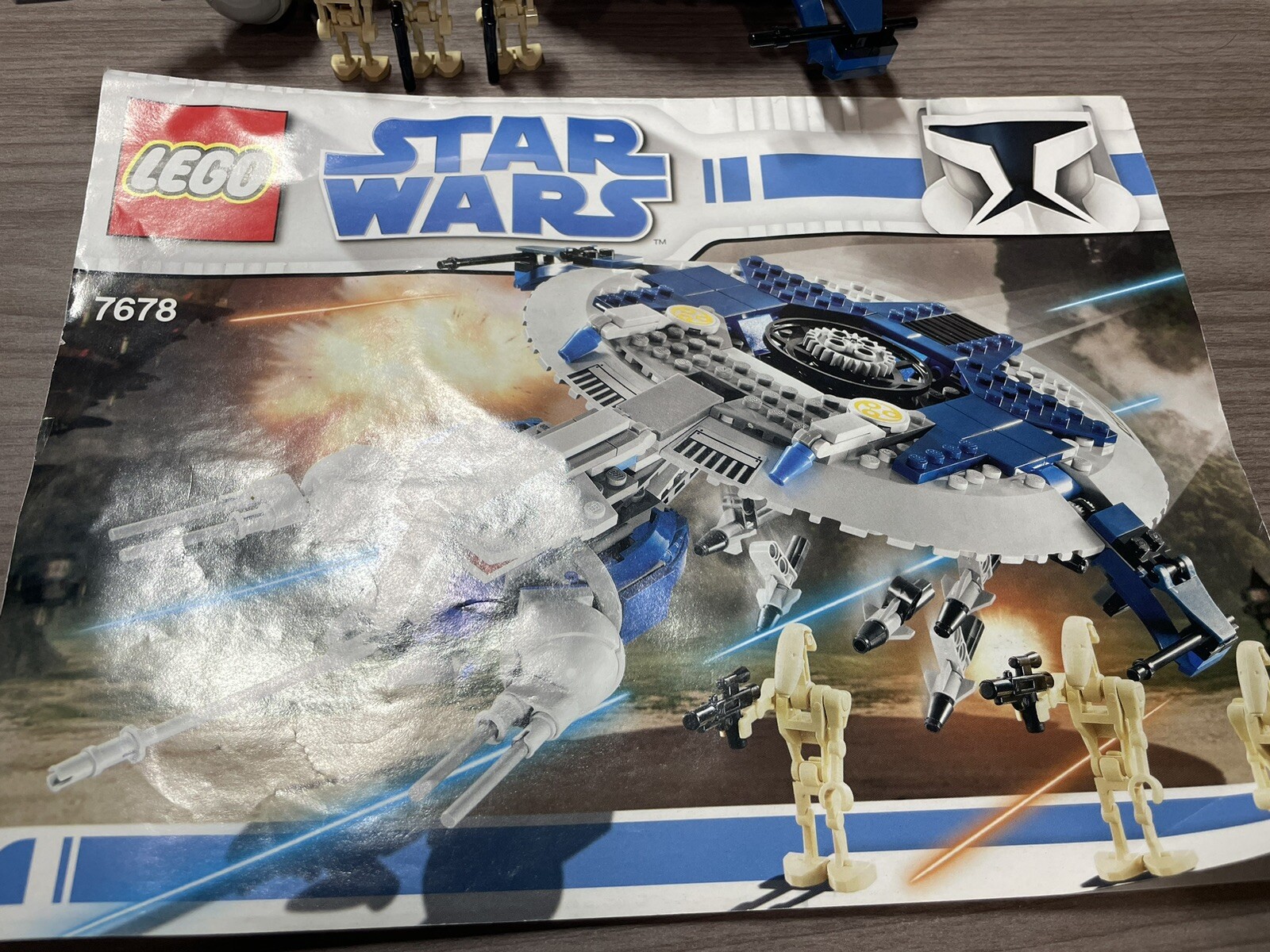 LEGO Star Wars The Clone Wars Droid Gunship (7678) Used Incomplete ...