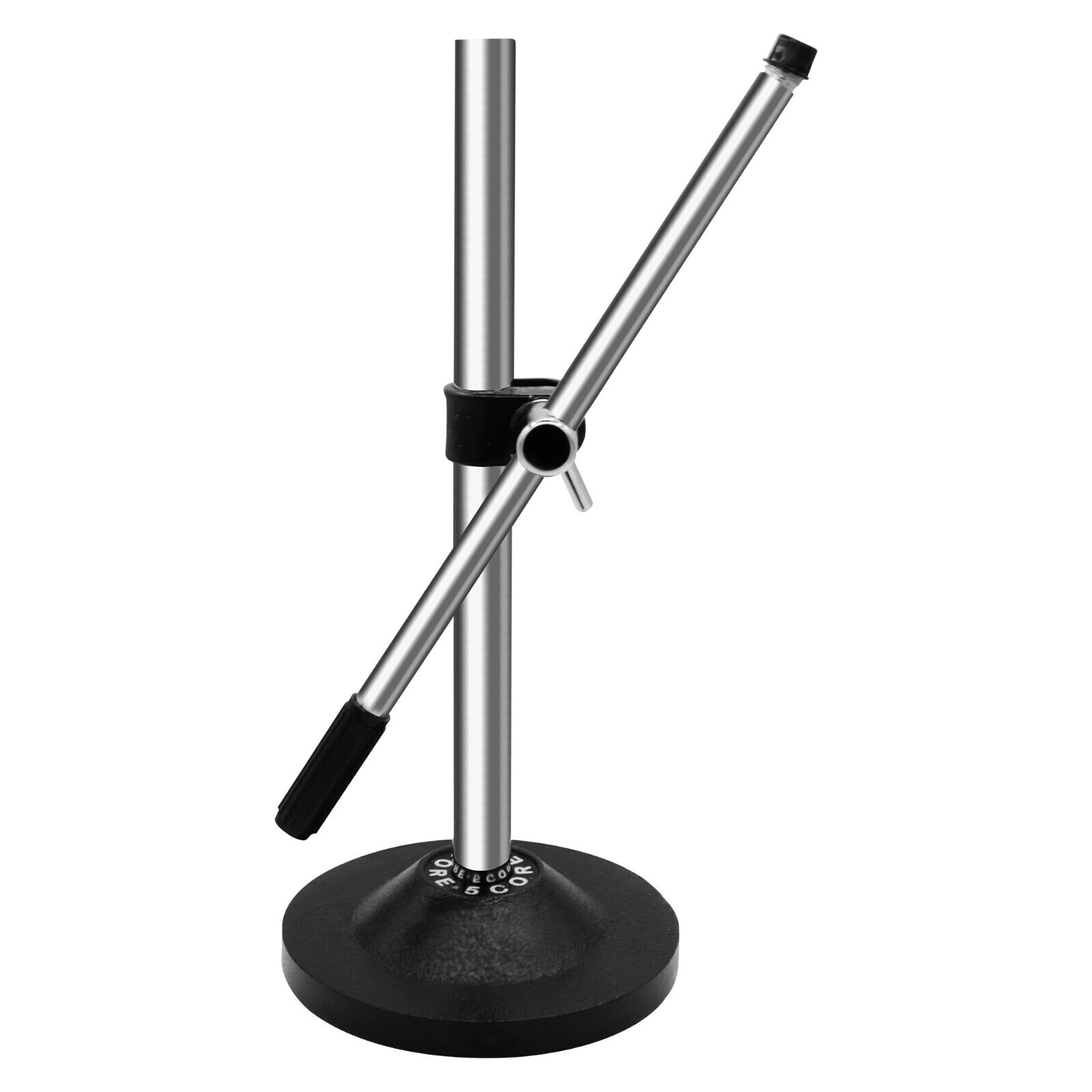 5Core Adjustable Microphone Stand Chrome Round Base Tabletop DESKTOP , Foldable | eBay