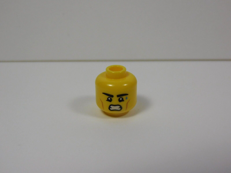 LEGO Yellow Male Boy Dual Sided Head Minifig Smile Angry Q7 | eBay