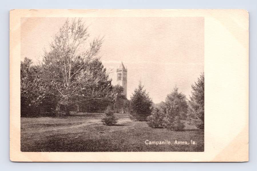 Campanile ISC Ames ~ University of Iowa Antique Postcard UDB 1900s | eBay