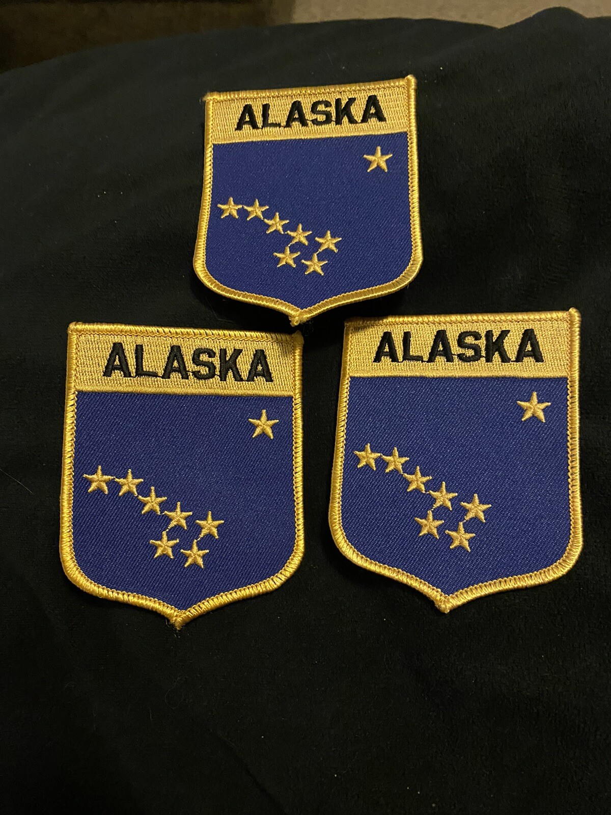 VTG Lot Of 3 State Of ALASKA Iron On Patches | eBay