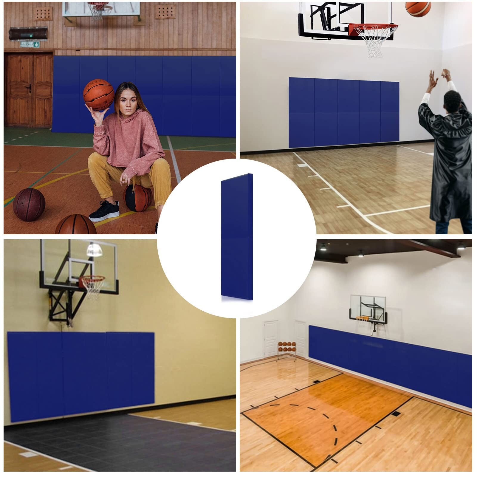 VANCL Gym Wall Padding Mats Gym Wall Pads for Gym Wall Panels 2" Thick ...