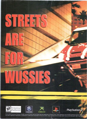 2003 The Italian Job Video Game Print Ad Souped-up Mini Cooper Racer | eBay