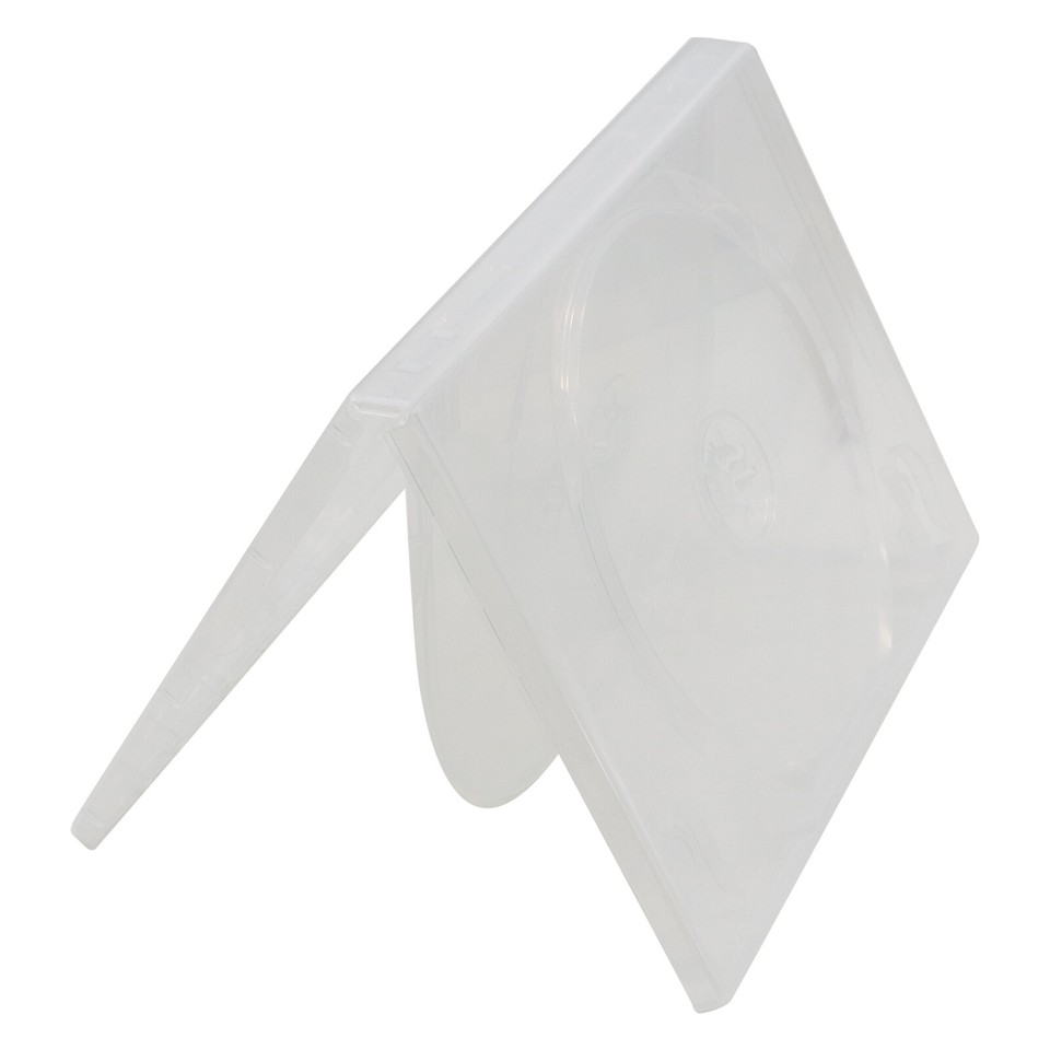 Lots Clear Standard 4-Discs DVD Storage Replacement Case Box 14mm ...