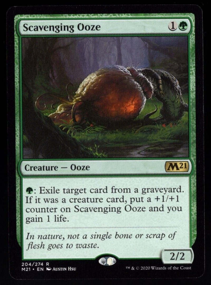 Scavenging Ooze 204/274 Non Foil Rare Core Set 2021 Magic The Gathering ...