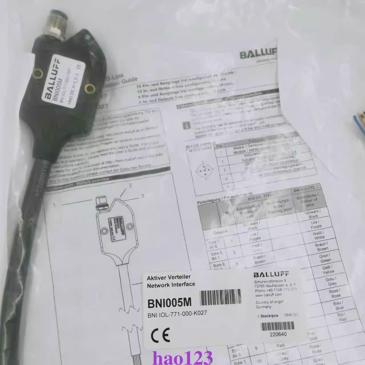 1PCS Brand New BNI005M BNI IOL-771-000-K027 Balluff Module DHL or FedEx ...