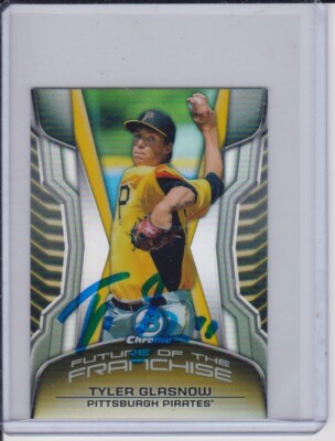 Tyler Glasnow Autographed 2014 Bowman Chrome Mini-Los Angeles Dodgers ...