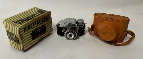 Vintage Minetta Japan Toy Spy Camera Case and Box | eBay