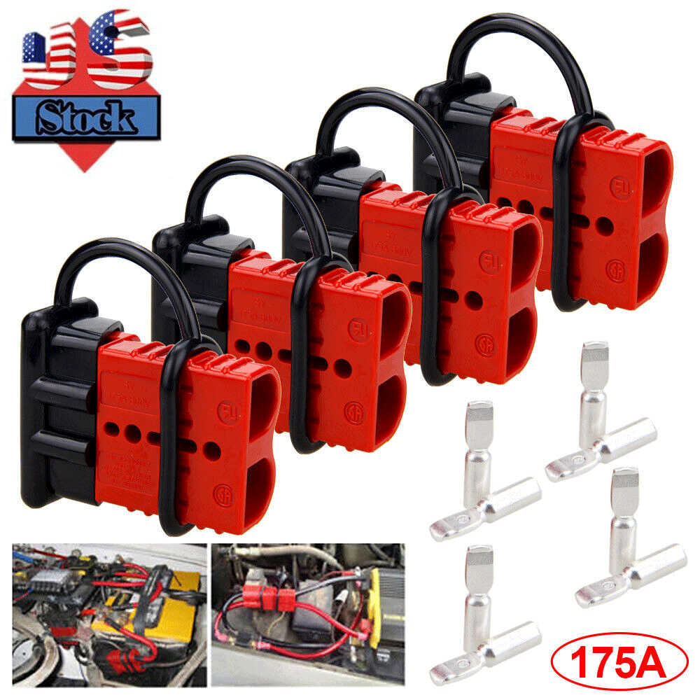 50A/175A/350A Plug Connect Disconnect Winch Trailer Battery Quick ...