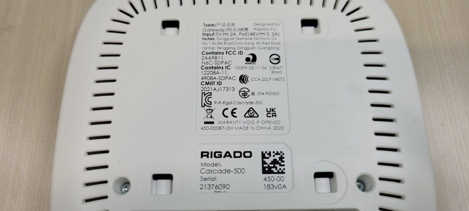 Rigado Cascade 500 For Onset InTemp Monitoring CX5001 Gateway | eBay