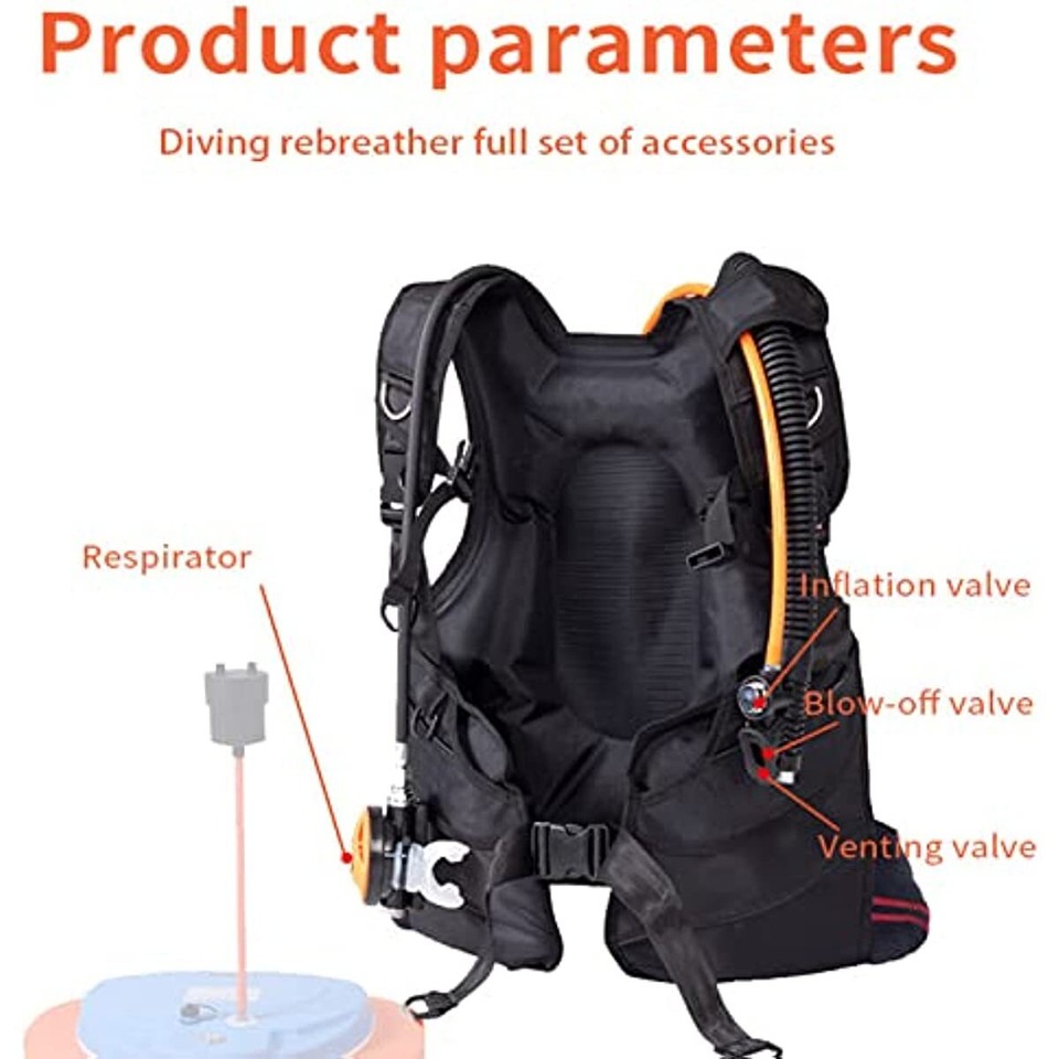 GOYOJO Scuba Diving BCD Equipment Rucksack Jacket Scuba Regulator ...