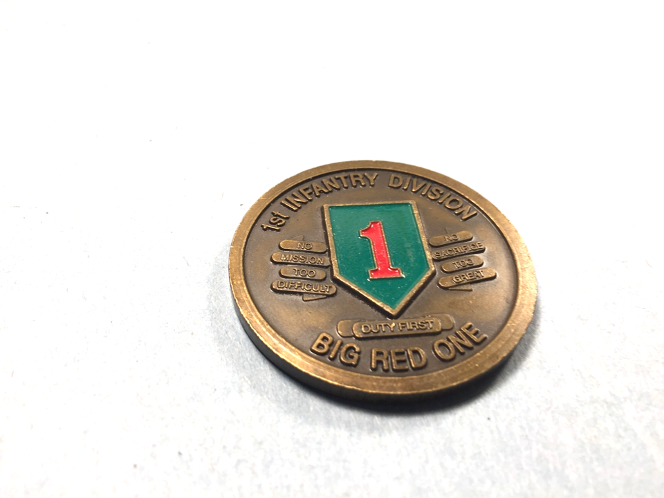 US Army Challenge Coin - 1st Inf. Div. 299th Forward Support Battalion ...