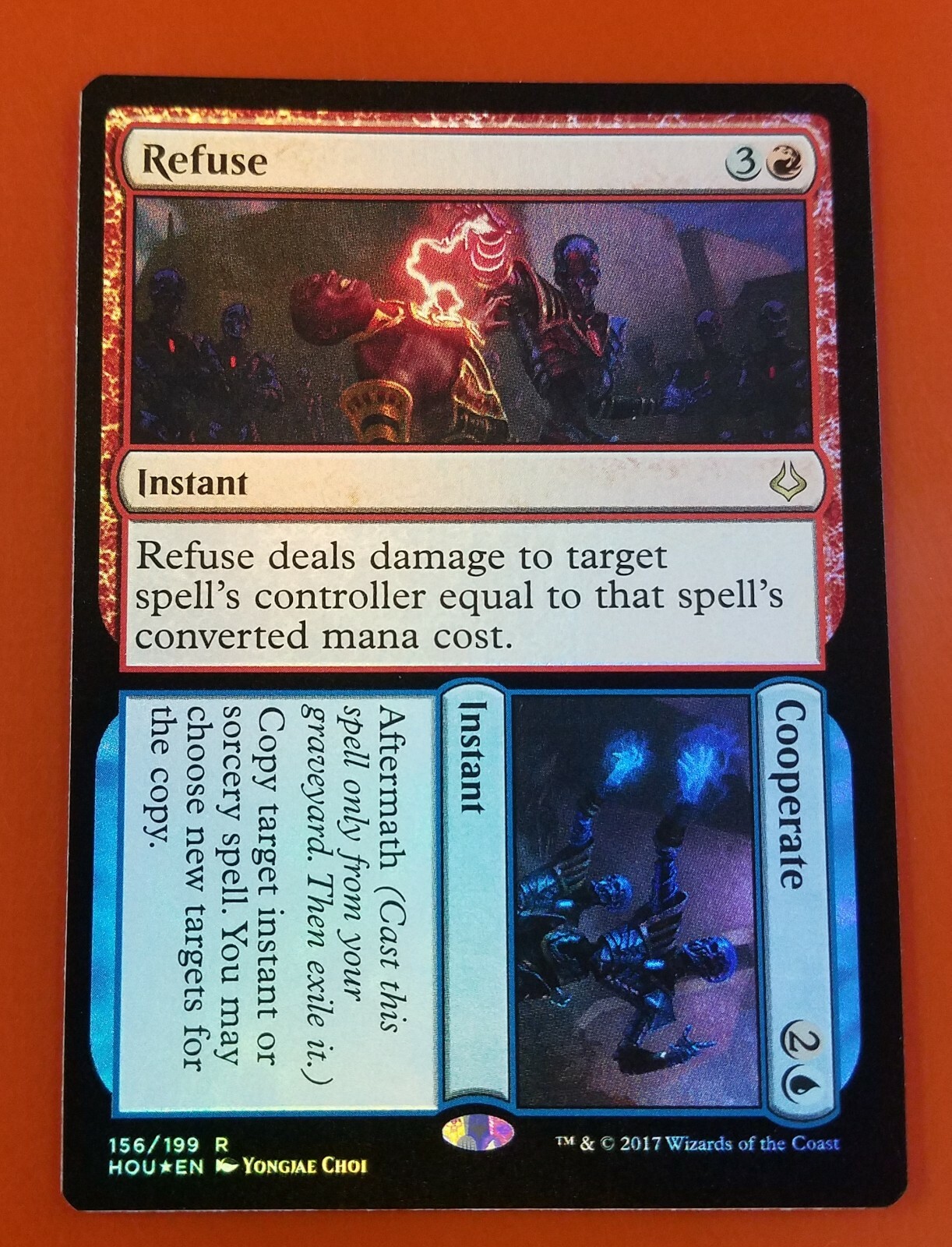 1x Refuse // Cooperate | FOIL | Hour of Devastation | MTG Magic Cards ...