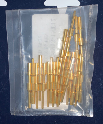 25 X Cannon ITT Veam Pin 27913-15T12 Gold Contacts - Look At Pics For ...