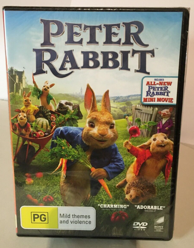 Peter Rabbit - DVD 2018 Brand New & Sealed Region 4 Children, Family ...