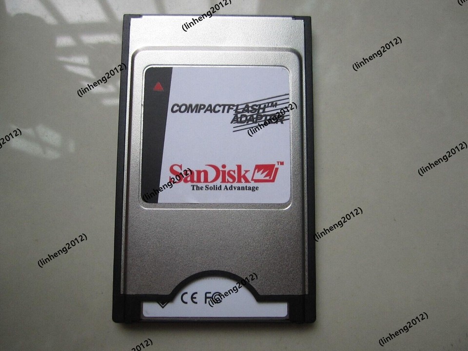 Transcend 256MB 80X Compact Flash +ATA PC card PCMCIA Adapter JANOME ...