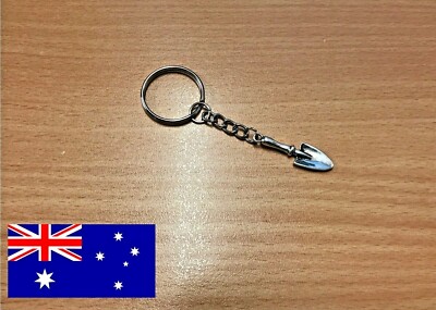 Key Ring Spoon Keyring Silver Shovel Scoop Stainless Steel Spade Key ...