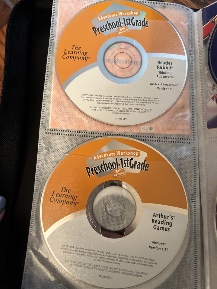 The Learning Company Adventure Workshop Preschool 1st Grade PC CD-ROM ...