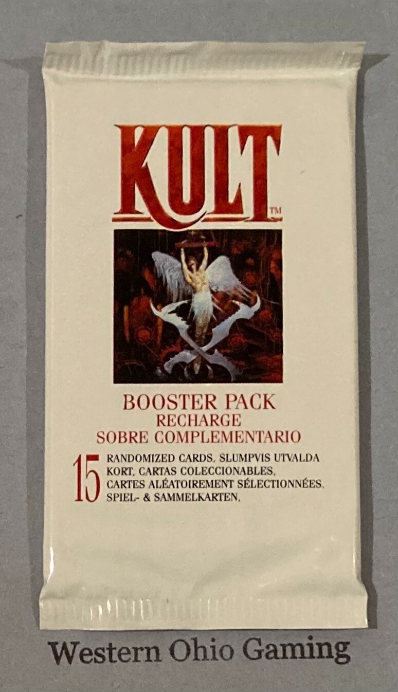 1995 Kult FRENCH Booster Pack NEW Collectible Trading Card Game TCG CCG ...