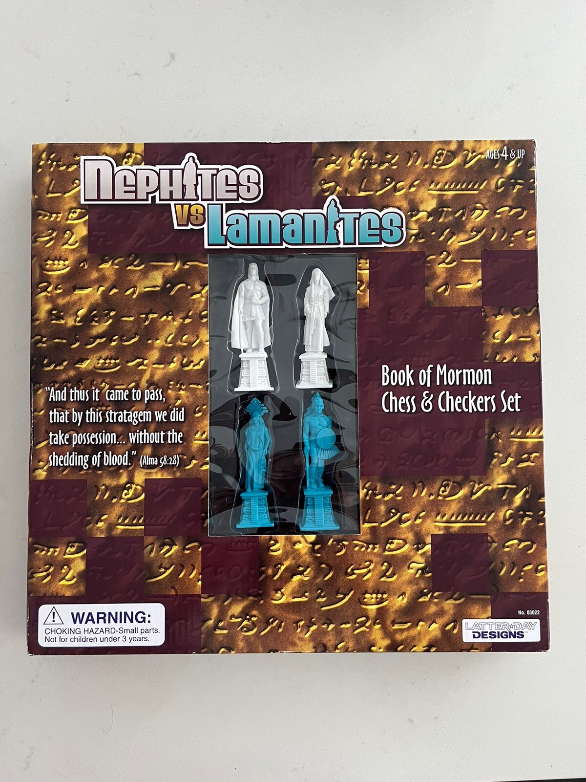 2013 Book of Mormon Chess & Checkers Set Collectors Edition /Rare - New ...