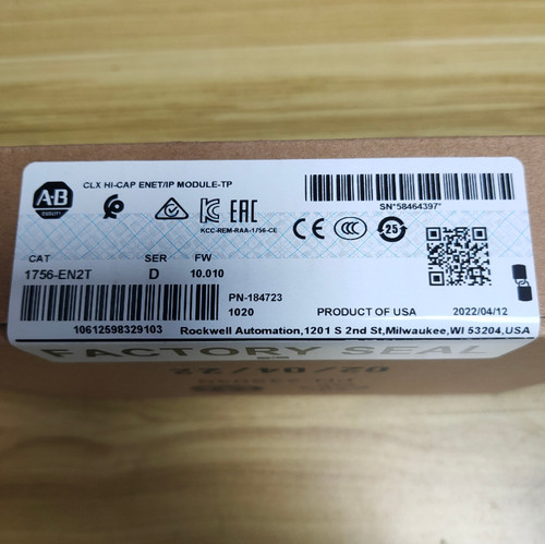 New AB 1756-EN2T Ser D ControlLogix EtherNet/IP Module 1756EN2T Factory ...