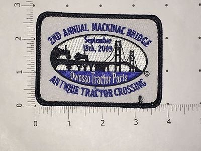 2nd Annual Mackinac Bridge Antique Tractor Crossing Patch | eBay