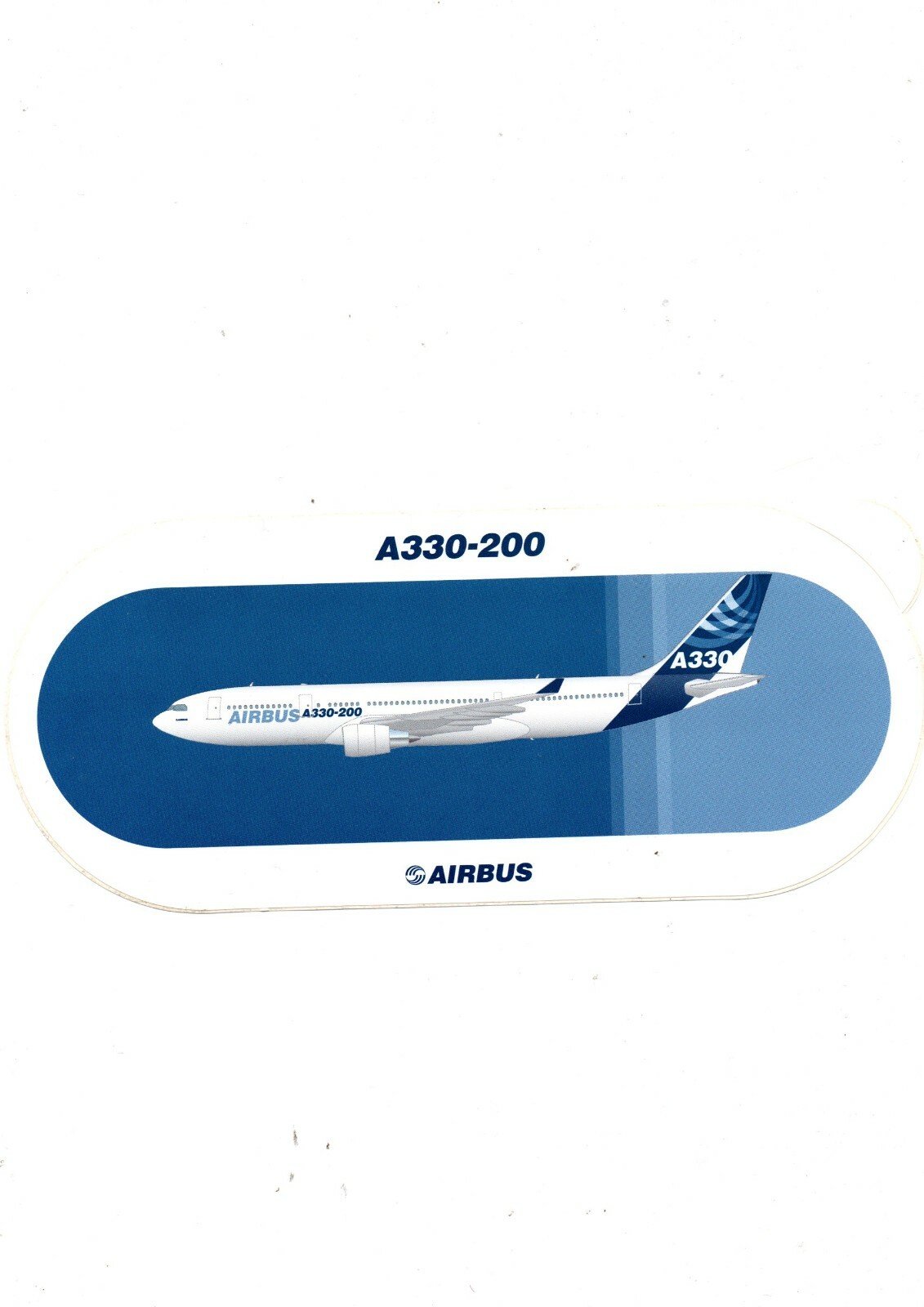 AUTOCOLLANT STICKER AIRBUS INDUSTRIE A330 - 200 AVION / PLANE TOP | eBay