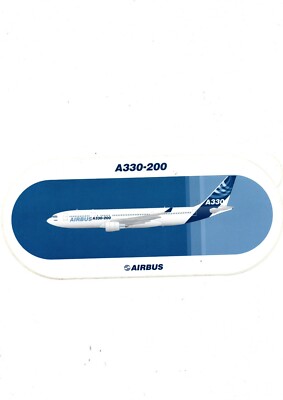 AUTOCOLLANT STICKER AIRBUS INDUSTRIE A330 - 200 AVION / PLANE TOP | eBay