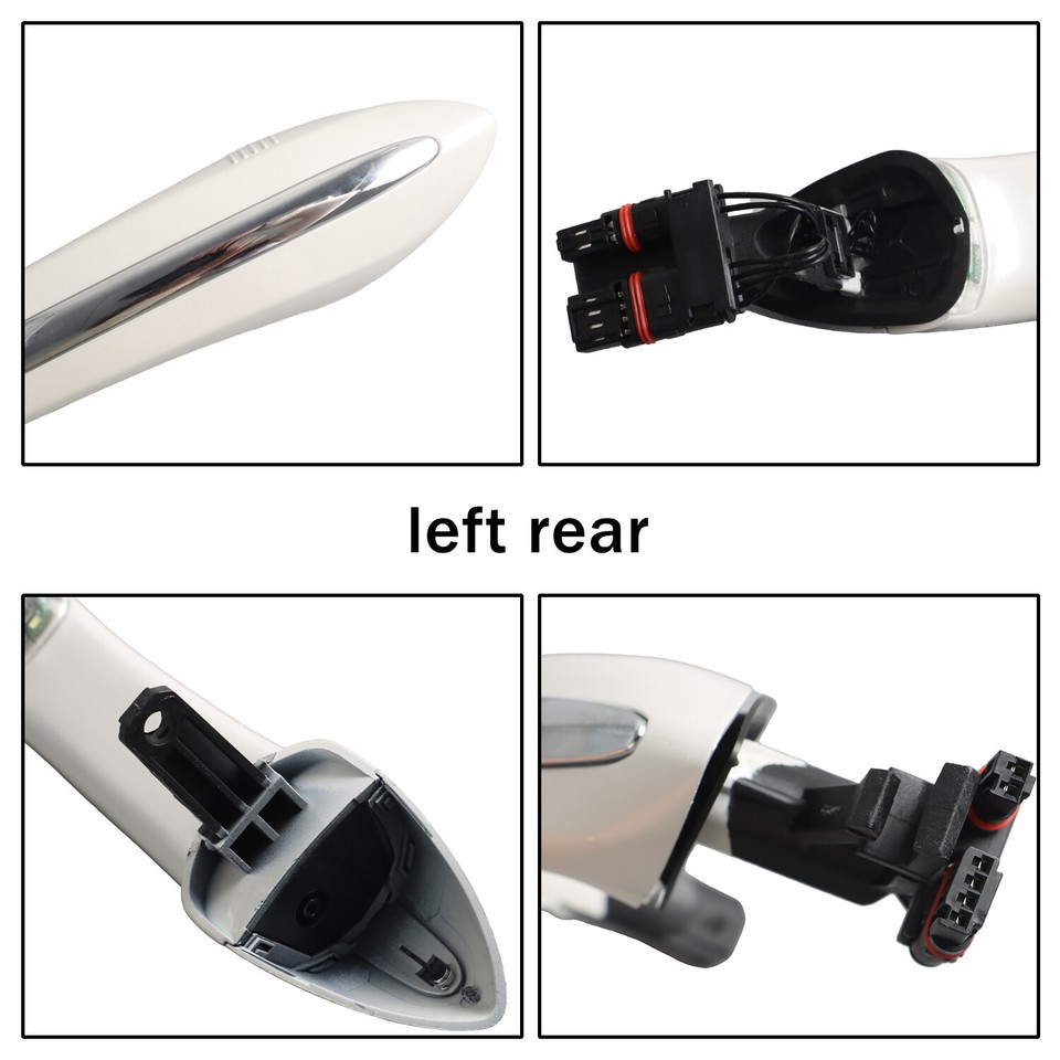 White Exterior Door Handle Fit for BMW 535i 550i 520i 528i 640i ...