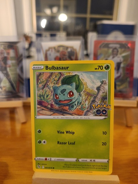 Pokémon TCG Bulbasaur Pokemon GO 001/078 Regular Common for sale online ...